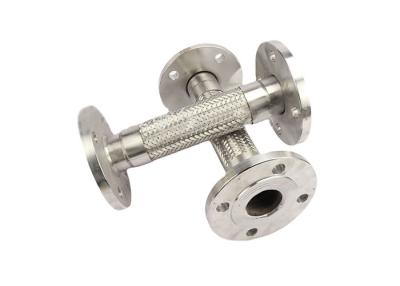 China Stainless Steel Braided Flexible Bellow Expansion Joint DN8-DN400 0.6-2.5 Mpa Flanged Connection for sale