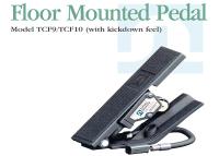 China TCF9 TCF10 Series Electronic Floor Mounted Accelerator Pedal with Kickdown Feel -40°C to +85°C Operating Range IP67 Rated for sale