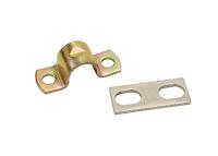 China Steel Cable End Fittings Strap Clamp and Shim for 1-2 Inch Cable Installation for sale