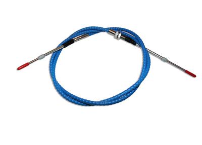 China Blue Max Push-Pull Control Cable 3.00'' Travel for Racing & Marine Applications - Chemical Resistant for sale