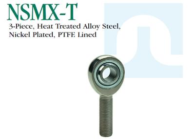 China NSMX-T Series Heavy-Duty Rod Ends | 3-Piece PTFE-Lined Design for -65°F to 250°F Temperature Range for sale