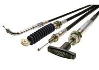 China Custom Push Pull Control Cable for Lawn Garden Tractors - 1200lb Compression 3600lb Tension Capacity for sale