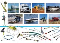 China Mechanical Push-Pull Control Cable for Construction Machinery - Temperature Range -65°F to 230°F with 2-6 Inch Bend Radius for sale