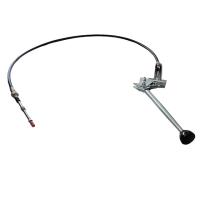 China Heavy Duty Control Lever with One Cable Assembly 4 Position Forged Handle Adjustable Stop for sale