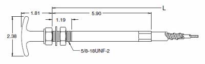 China Mechanical Control Cable 2-6mm OD 1-5mm ID 300V PVC Insulation -40℃ to 120℃ for sale