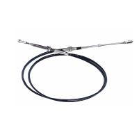 China Black Push-Pull Cable Assembly with Durable Stainless Steel or Carbon Steel Material for sale