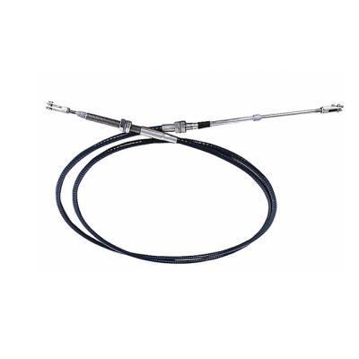 China Black Push-Pull Cable Assembly with Durable Stainless Steel or Carbon Steel Material for sale