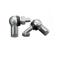 China Silver or Yellow Zinc Plated Angle Ball Joint Rod End Bearing with Rubber Seals IATF16949 Certified for sale