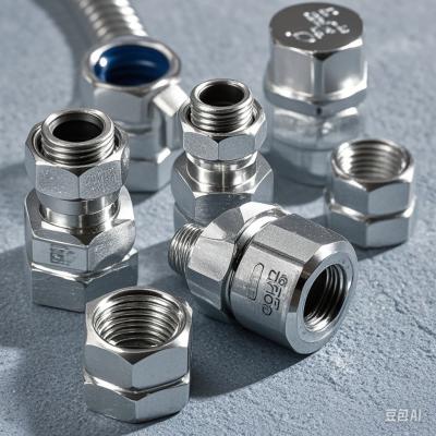 China Stainless Steel Quick Connect Coupling ISO 7241A 10000 PSI Self Locking for sale