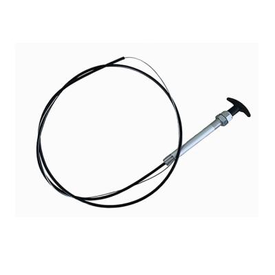 China Black Control Cable with Twist Lock T Handle 6mm Core Diameter 1000mm Length for sale