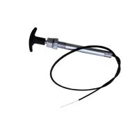 China Black Control Cable Assembly With A Twist Lock T-Handle For Remote Control Systems for sale