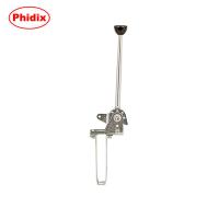 China Light Duty Cable Control Assembly 4 Position Forged Handle Adjustable Lever Stop for sale