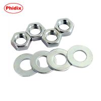 China Control Cable Nut and Washer Kit Coarse Thread Hex Nuts M3 to M100 Galvanized for sale