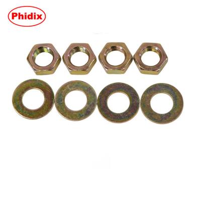 China Hot Dip Galvanized Nut Coarse Thread Hex Nut And Washer Kit for sale