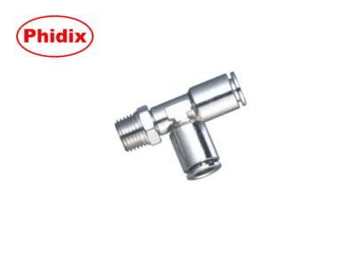 China T-type External Thread Insert-Type Pneumatic All-metal Fittings for sale