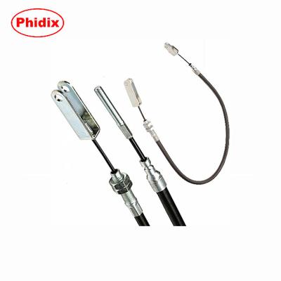 China Pull Only Brake Control Cable with U Fork End Rod 5 inch Bend Radius for sale