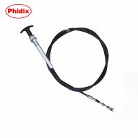 China Twist Lock Control Cable Push Pull Self Locking T Handle Parking Brake Cable 150mm for sale