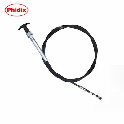 China Twist Lock Control Cable Push Pull Self Locking T Handle Parking Brake Cable 150mm for sale