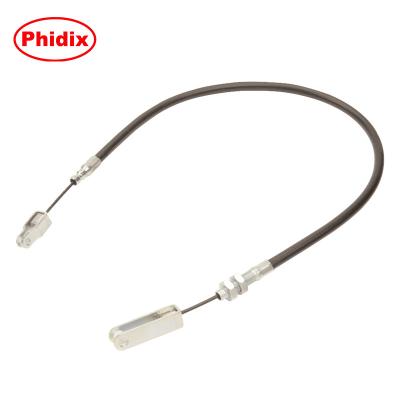 China Pull Only Brake Control Cable with Threaded End Rod Strap Clevis 1500lb for sale