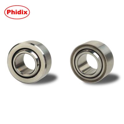China NSSB Series Stainless Steel Spherical Bearings PTFE Lined Narrow Body 440C Ball 17-4 PH Race for sale
