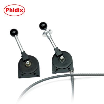 China Lightweight Mechanical Control Lever with 4.5:1 Mechanical Advantage and IP54 Weatherproof Rating for Industrial Applications for sale