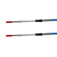 China Blue Max High Performance Control Cable 4 Inch Bend Radius 3 Inch Stroke PTFE Lined for sale