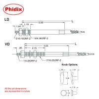 China Non Locking Push Pull Control Head Engine Shut Down Cable 7 Series Stainless Steel for sale
