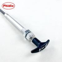 China Twist Lock Cable Head End Fitting Guide Quarter Turn T Handle Locking Push Pull Control for sale