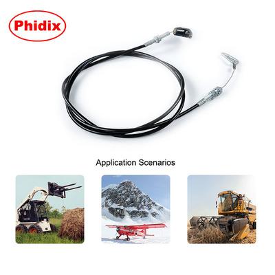 China Heavy Duty Pull Cable with T Handle for Industrial Machinery Remote Actuation 10mm for sale