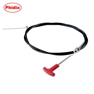 China T-Handle Control Cable 1000mm Push-Pull Motion Control for Throttle Choke Clutch Valve Actuation for sale