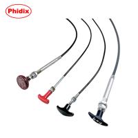 China Control Cable Handles for Mechanical Operations 100mm Travel Ergonomic Grip for sale