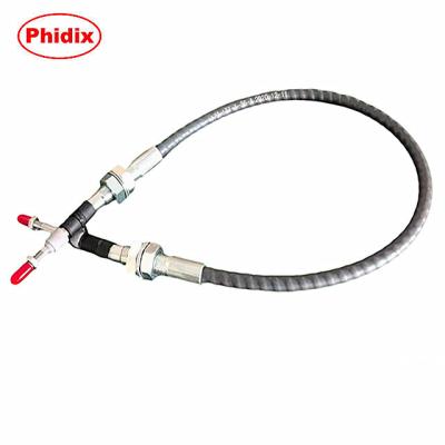 China Dual-End Push-Pull Control Cable Assembly 1500mm Length Zinc-Plated Fittings for sale