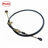 China Heavy Duty Push Pull Control Cable 10mm Threaded Bulkhead Rod End for sale