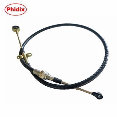 China Heavy Duty Push Pull Control Cable 10mm Threaded Bulkhead Rod End for sale