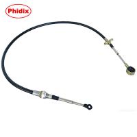 China Heavy Duty Push Pull Control Cable 10mm Threaded Bulkhead Rod End for sale