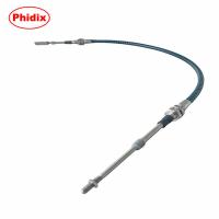 China Heavy Duty Push Pull Control Cable Assembly Threaded End U Fork 1000mm Stroke for sale