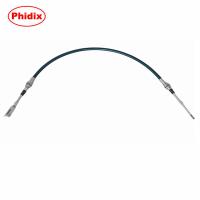China Heavy Duty Push Pull Control Cable Assembly Threaded End U Fork 1000mm Stroke for sale
