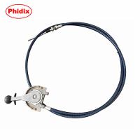 China Phidix Dual-Cable Gear Shift Control Cable Assembly With Manual Lever And Flexible Shaft for sale