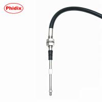 China Heavy Duty Push Pull Control Cable 10mm Threaded Rod End Bulkhead Mount Remote Actuation for sale
