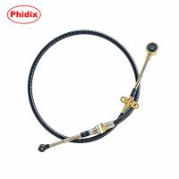 China Light Duty Push-Pull Gear Shift Control Cable 150mm Threaded Bulkhead Rod End for sale