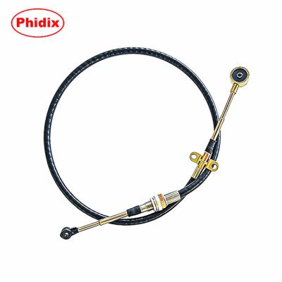 China Light Duty Push-Pull Gear Shift Control Cable 150mm Threaded Bulkhead Rod End for sale