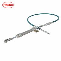 China Stainless Steel Push-Pull Control Cable Assembly with Cylinder 100mm Stroke for Industrial Vehicle Mechanical Control for sale