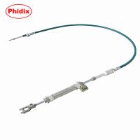China Stainless Steel Push-Pull Control Cable Assembly with Cylinder 100mm Stroke for Industrial Vehicle Mechanical Control for sale