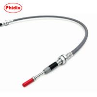 China Full Assembled Dual-End Adjustable Push-Pull Control Cable For Industrial Mechanical Motion Control for sale