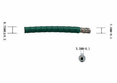 China PVC Outer Layer Push Pull Control Cable Outer Casing PE Coated VLD Series 80m for sale