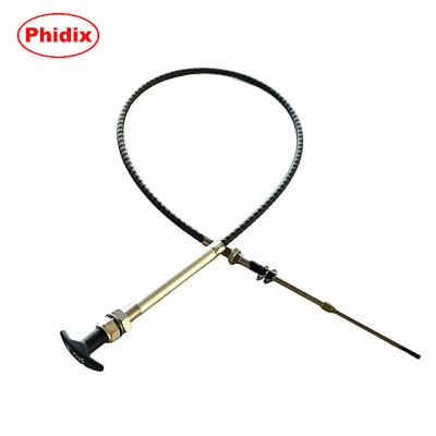 China Twist Lock Push Pull Control Cable with Precision Locking and Bidirectional Push-Pull Linear Control for Extreme Temperature Resistance for sale