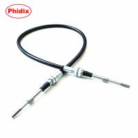 China Bidirectional Push-Pull Control Cable Assembly, Dual Threaded Bulkhead End Fittings for sale