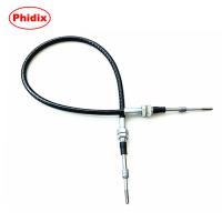 China Bidirectional Push-Pull Control Cable Assembly, Dual Threaded Bulkhead End Fittings for sale