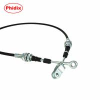 China Phidix Bidirectional Push-Pull Control Cable Assembly with Clevis & Eyelet Terminal Ends for sale