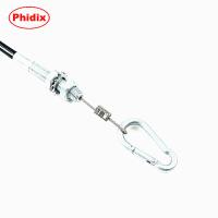 China Mechanical Control Cable With Plastic T- Handle And Snap Hook For Industrial & Lawn Equipment for sale